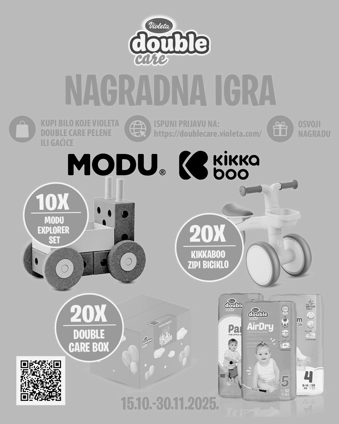 DC i Tropic - NAGRADNA IGRA - 15.10.-30.11. - BiH - Violeta Double Care