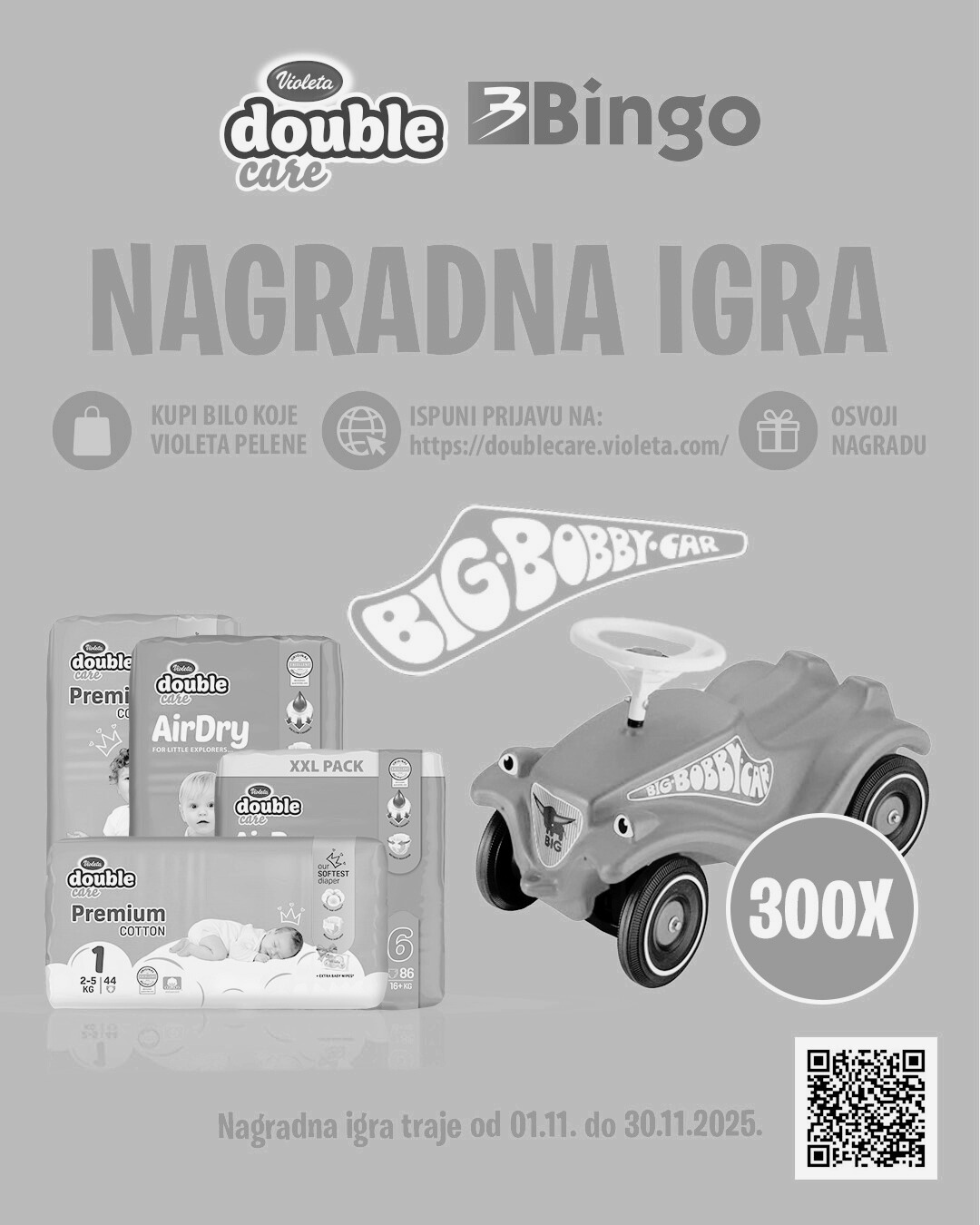 DOUBLE CARE i BINGO - NAGRADNA IGRA BiH - 1.11.-30.11.2025. - Violeta ...